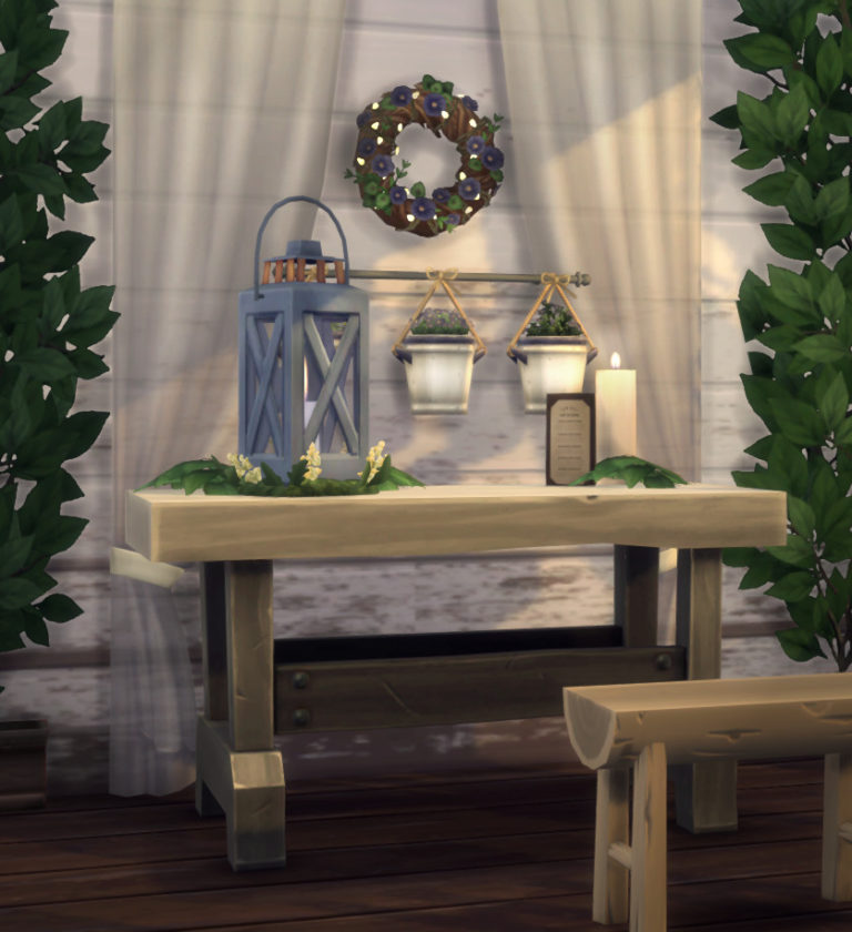 Rustic Romance Stuff for Sims 4 | The Sims Book