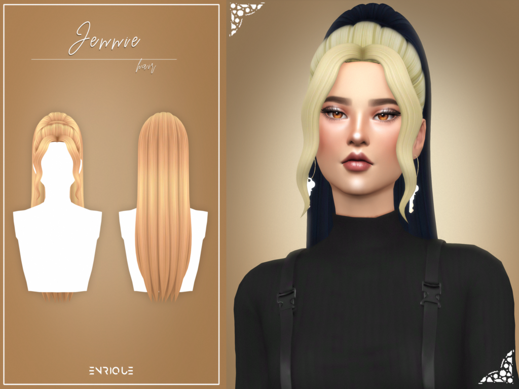 Sims 4 Jennie Hairstyle | The Sims Book