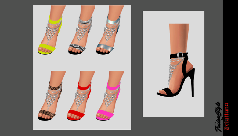 Sims 4 Dress & Heels | The Sims Book