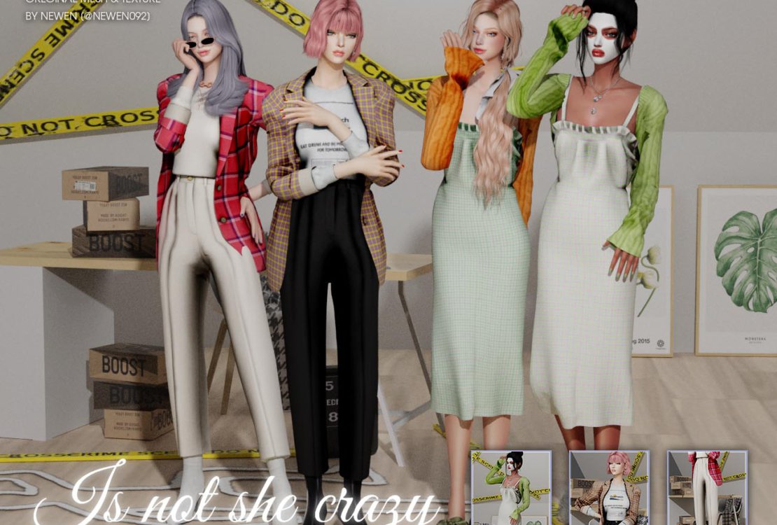 👗Alpha Clothing - The Sims Book