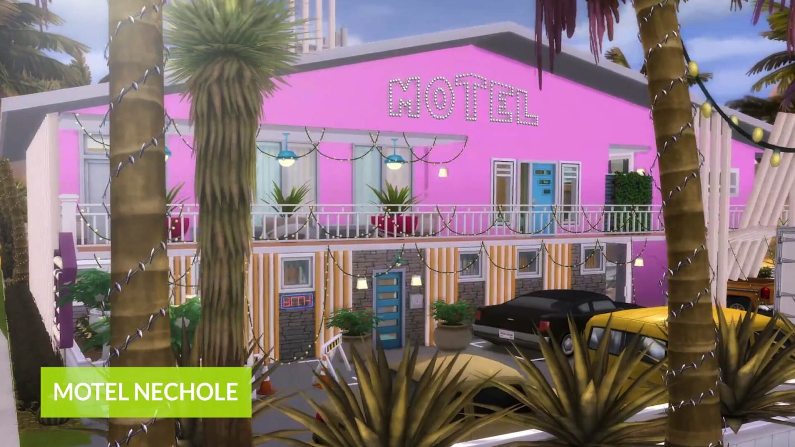 Sims 4 Motel Nechole by Simooligan - The Sims Book
