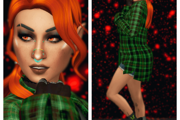 Sims 4 devil girl set by fendudu - The Sims Book