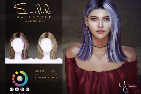Sims 4 Elza Hair | The Sims Book