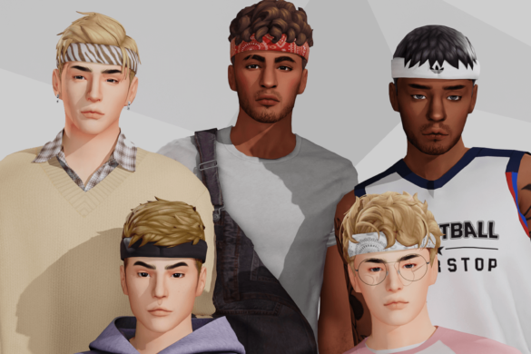 Sims 4 Mahito hair | The Sims Book