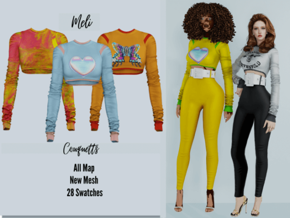 this cute top is avaible | The Sims Book