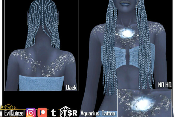 Sims 4 Full Neck Tattoo Set | The Sims Book