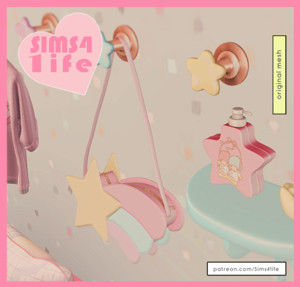 star set set includes star handbag | The Sims Book