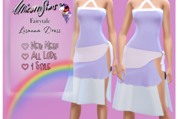 Sims 4 elaine dress | The Sims Book