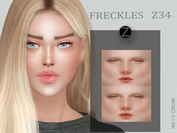 FRECKLES Z34 sims 4 | The Sims Book