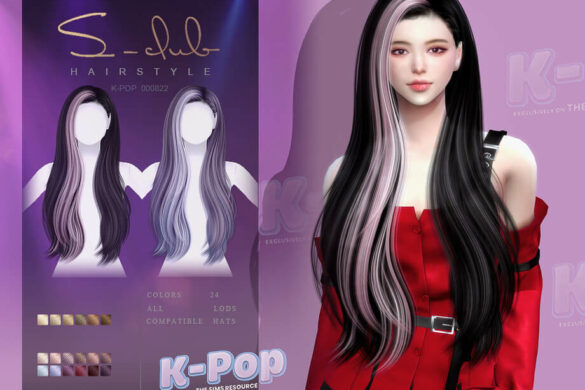 Sims 4 Elza Hair | The Sims Book