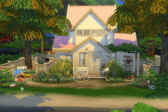 The Sims 4 y2k family house | The Sims Book