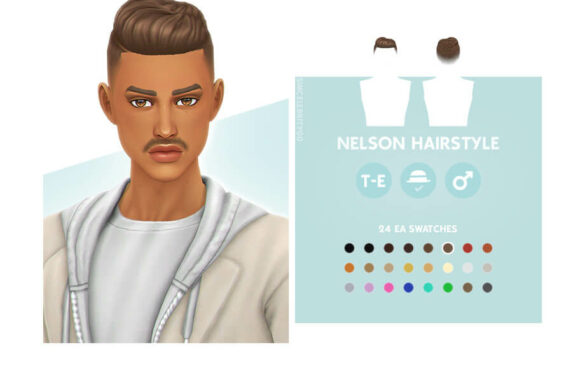 Edgar Hair Collection (Hair Commissions) | The Sims Book