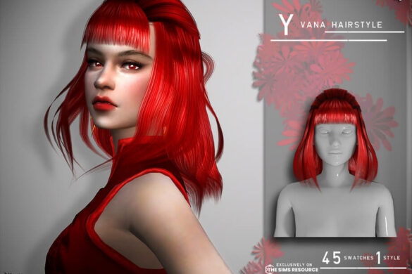 Sims 4 Elza Hair | The Sims Book