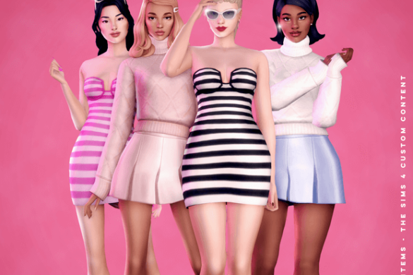 Sims 4 YOUR PRESENT DRESS | The Sims Book