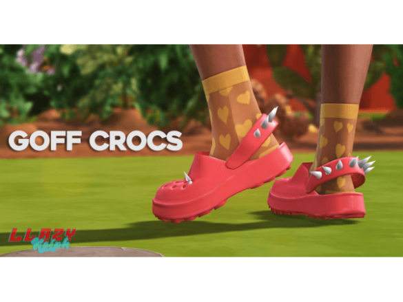 goff crocs by llazyneiph | The Sims Book