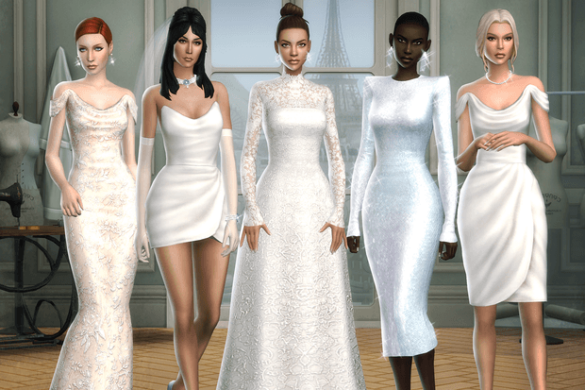 Sims 4 YOUR PRESENT DRESS | The Sims Book