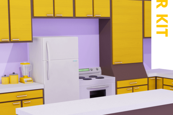 Barbie CC Sunshine Vanity Set by SNOOTYSIMS | The Sims Book