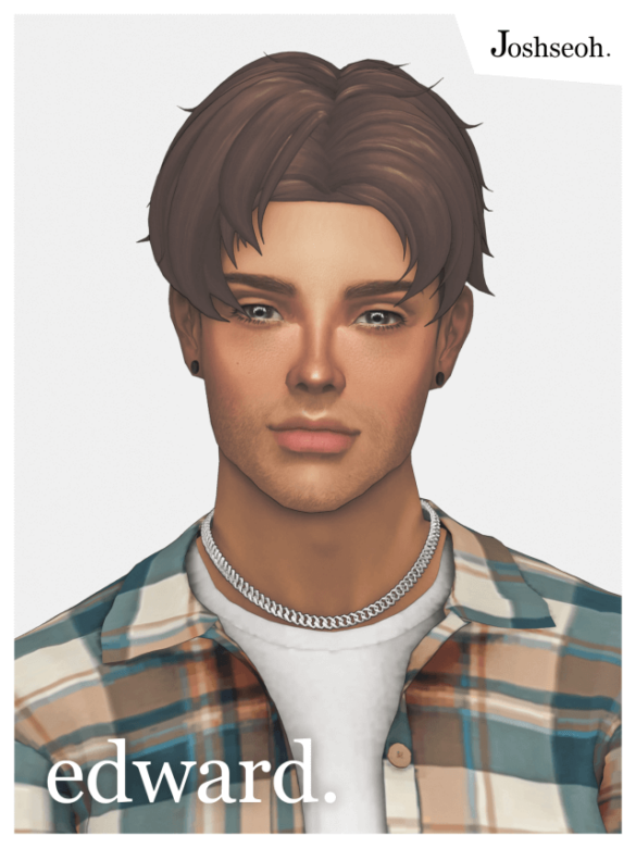 EDWARD HAIR (MAXIS MATCH VERSION) | The Sims Book