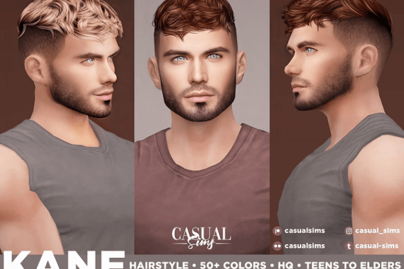 Edgar Hairstyle | The Sims Book