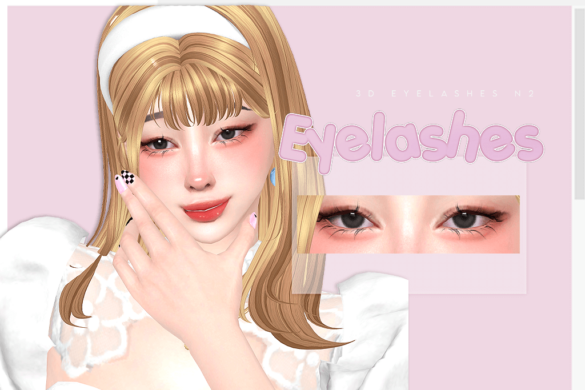 Sims 4 MMSIMS 3D Eyelash v3 | The Sims Book
