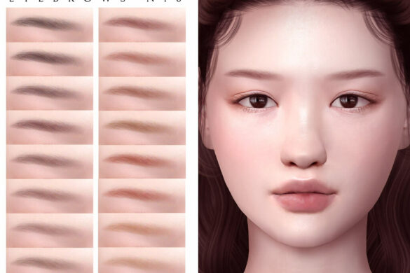Sims 4 Angela Eyebrows NO 34 | The Sims Book