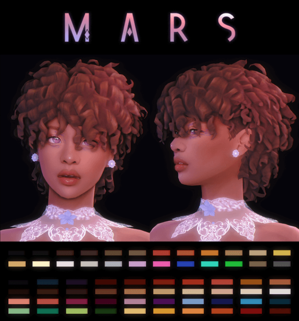 SIMANDY Mars Hair | The Sims Book