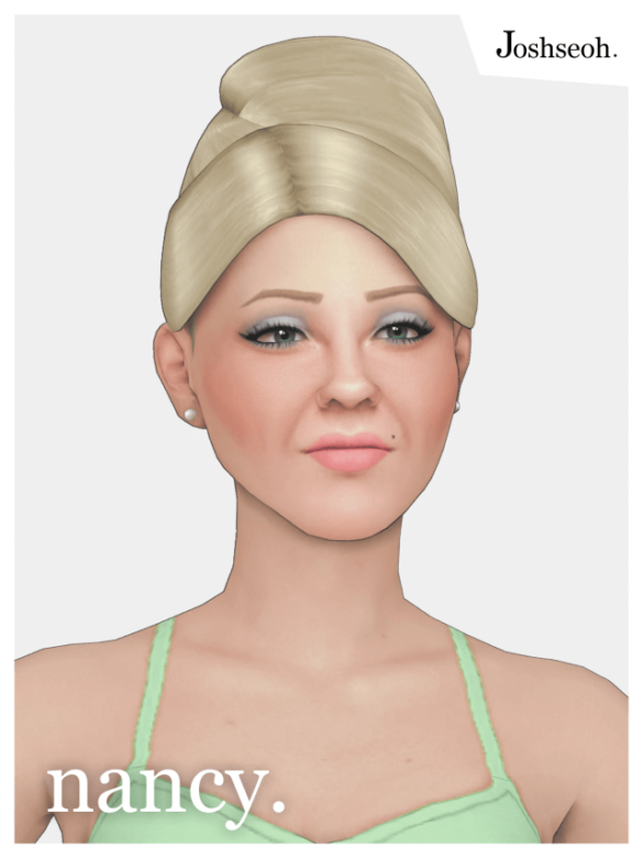 Nancy Hair (TS3 to TS4 hair conversion) | The Sims Book