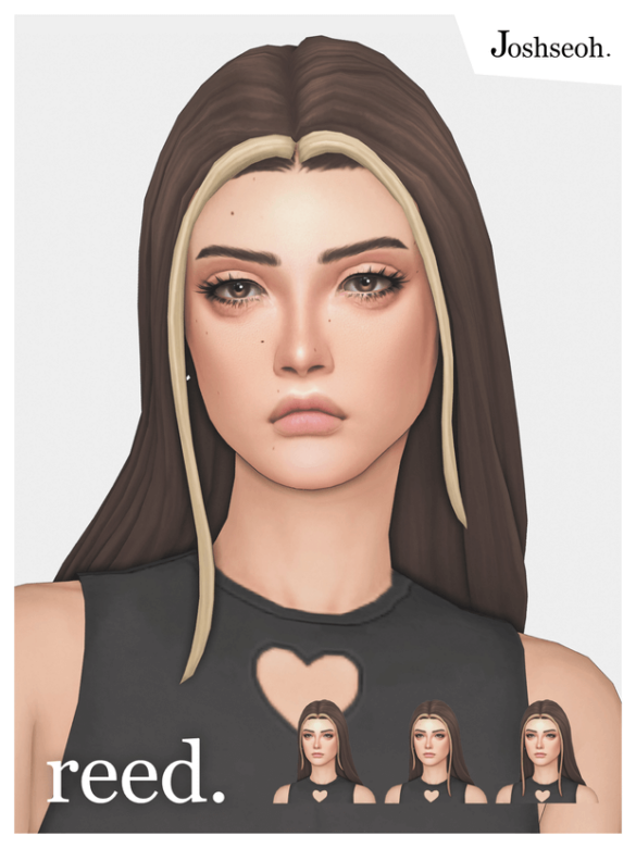 Reed Hair | The Sims Book