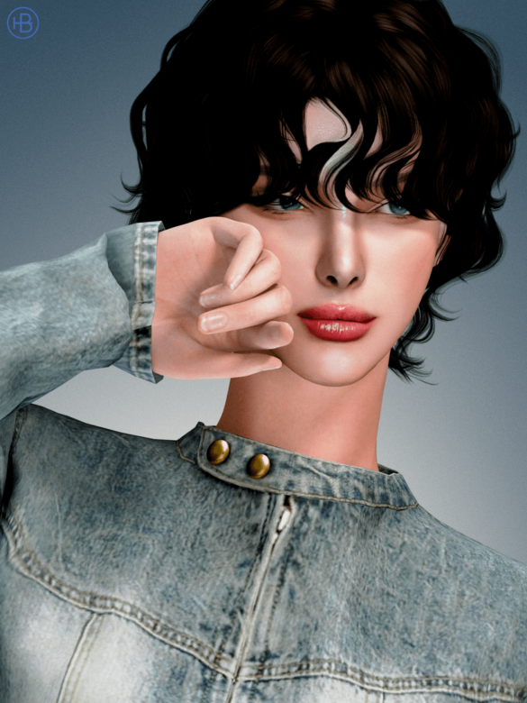 MoooD Hair N97 - VER1 | The Sims Book