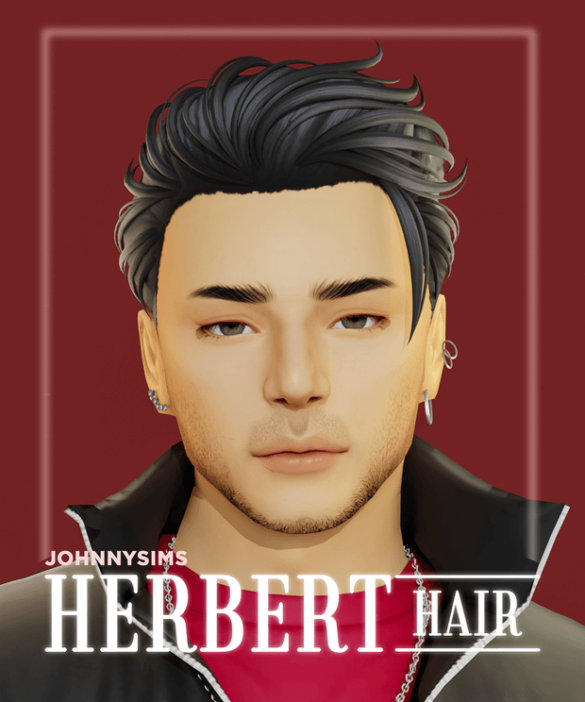 Herbert Hair | The Sims Book