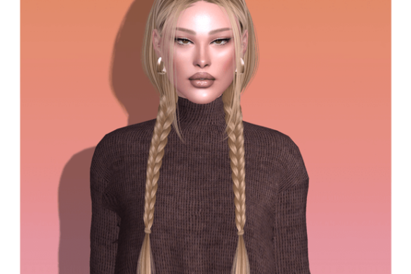 Salma - updo hairstyle | The Sims Book