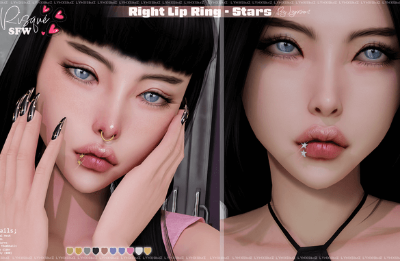 The Sims 4 gyaru set | The Sims Book