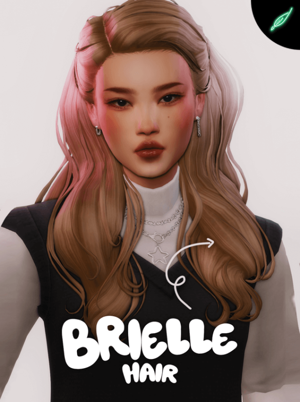 brielle hair | The Sims Book