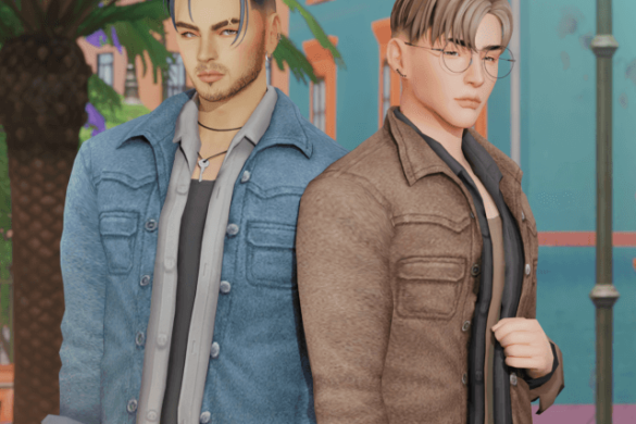 Edgar Hair Collection (Hair Commissions) | The Sims Book