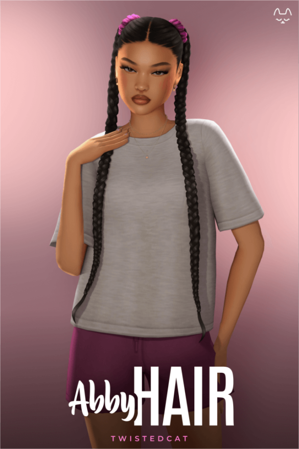 Abby Hair | The Sims Book