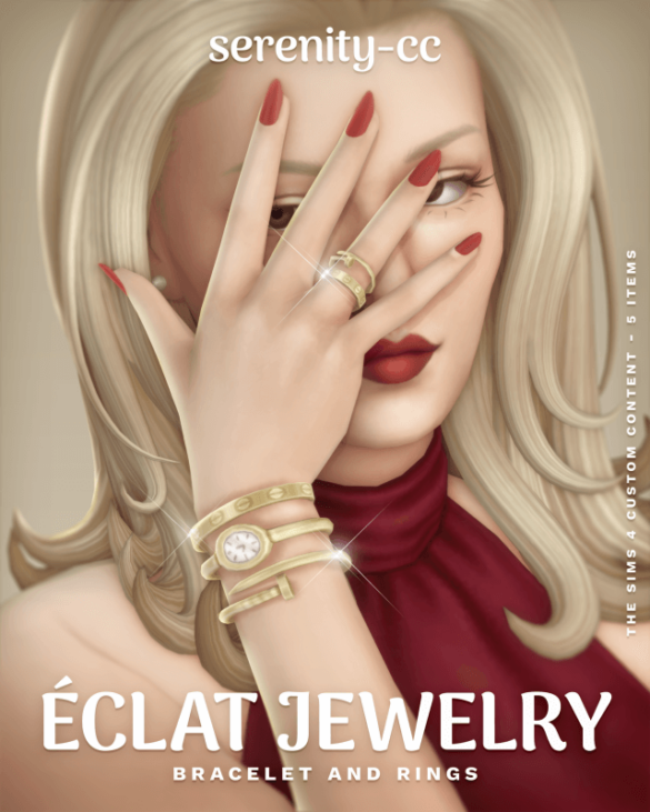Eclat Jewelry Collection 5 items | The Sims Book