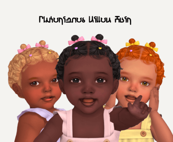 Plutorienos Willow Infant Hair | The Sims Book
