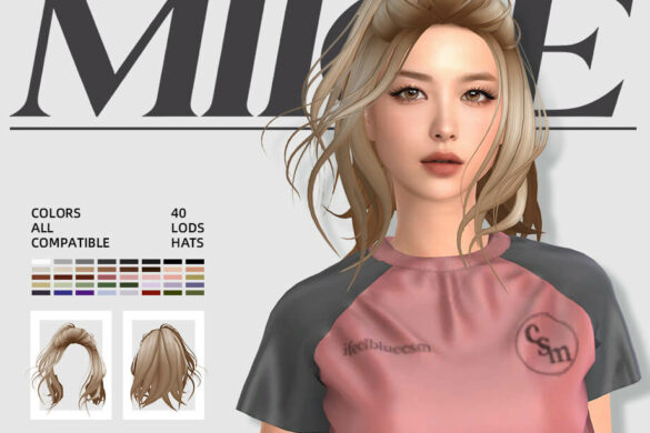 kotehok hair 099 | The Sims Book